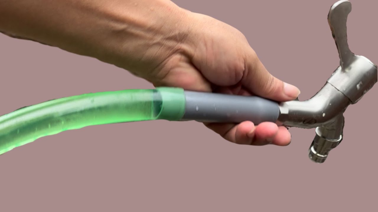 The secret to connecting soft pipes with PVC pipes is super easy that ...