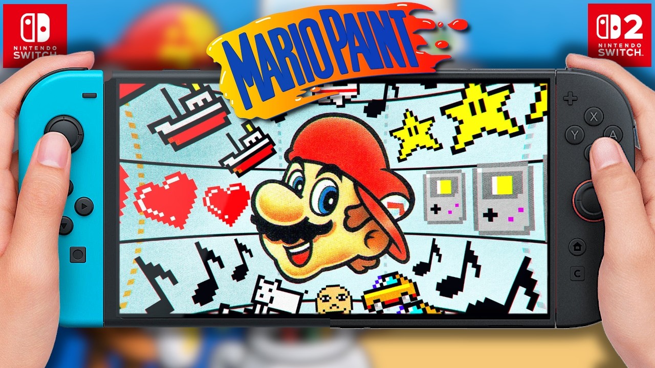 Mario Paint is BACK & now on Nintendo Switch 2 with mouse controls ...