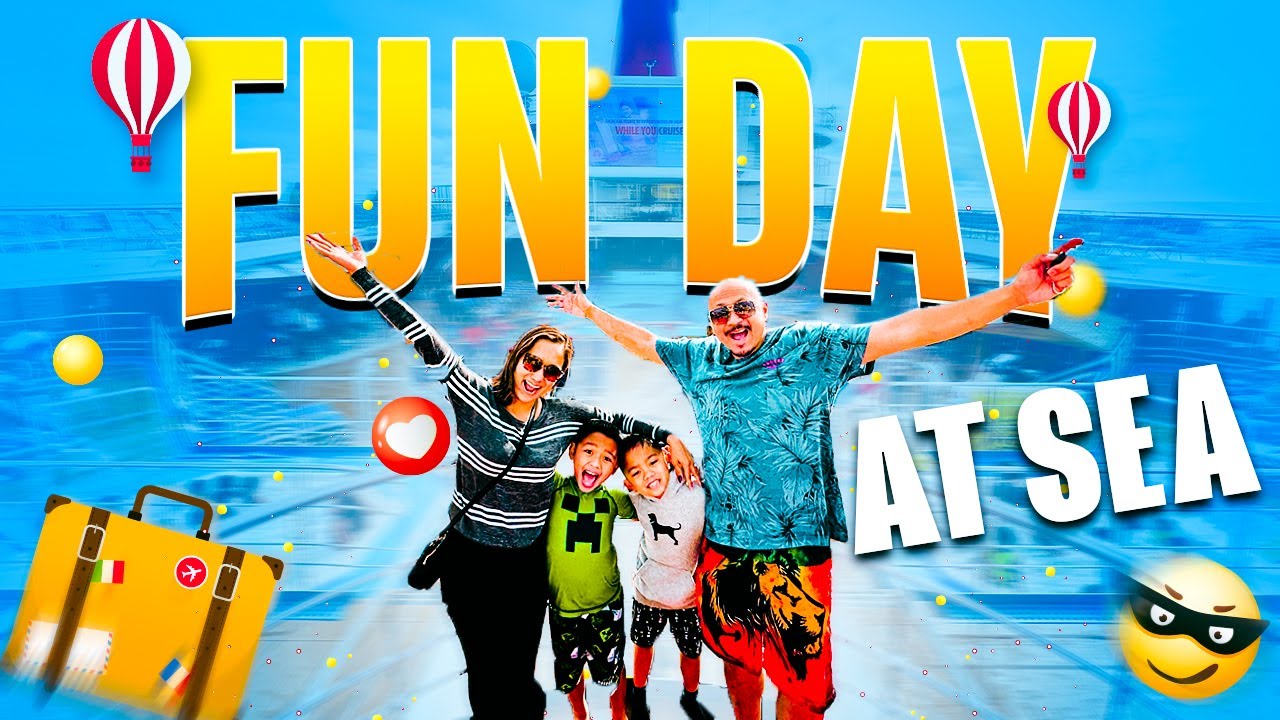 How We Spent Our Fun Day At Sea | VLOG 2 - YouTube