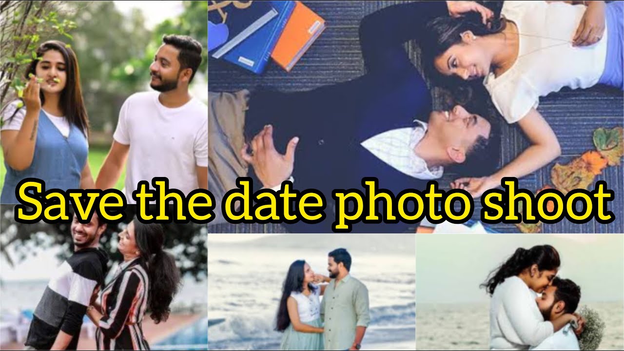 Save the date photo shoot poses ideas| latest poses 2023| - YouTube