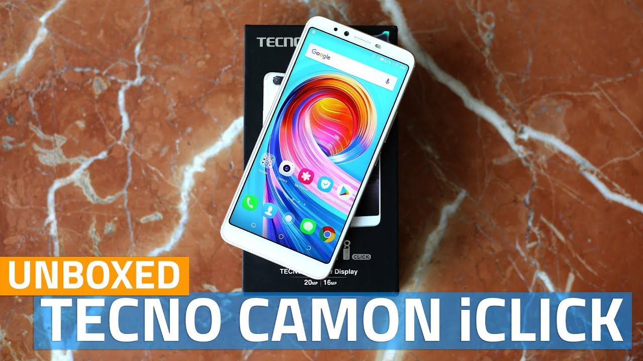 Tecno Camon iClick Unboxing & First Look | Price, Camera, Features, and ...