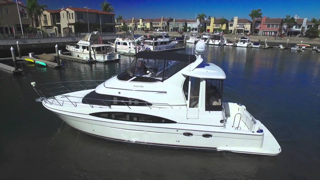 2005 Carver 44 Model 444 Cockpit Motor Yacht - YouTube