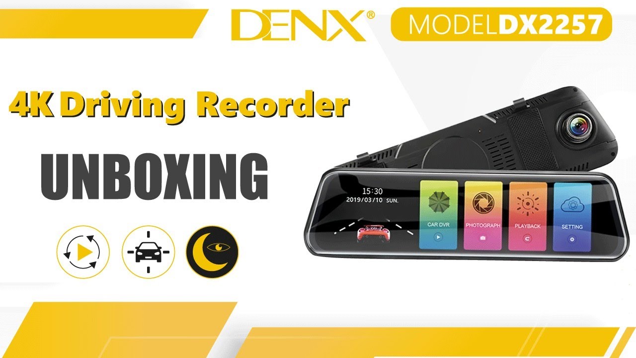 DENX | 4K Driving Recorder (DX2257) - YouTube