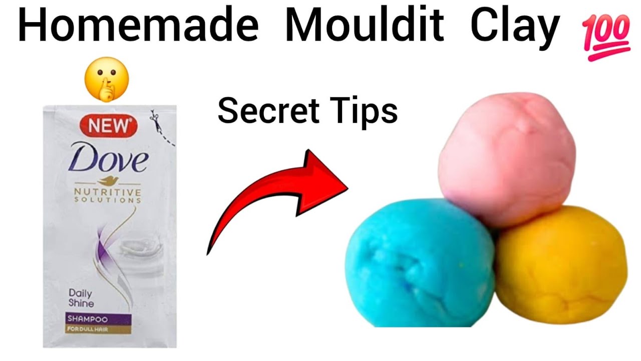 Homemade Mouldit Clay Making /Easy Super Clay Making at Home /How To ...