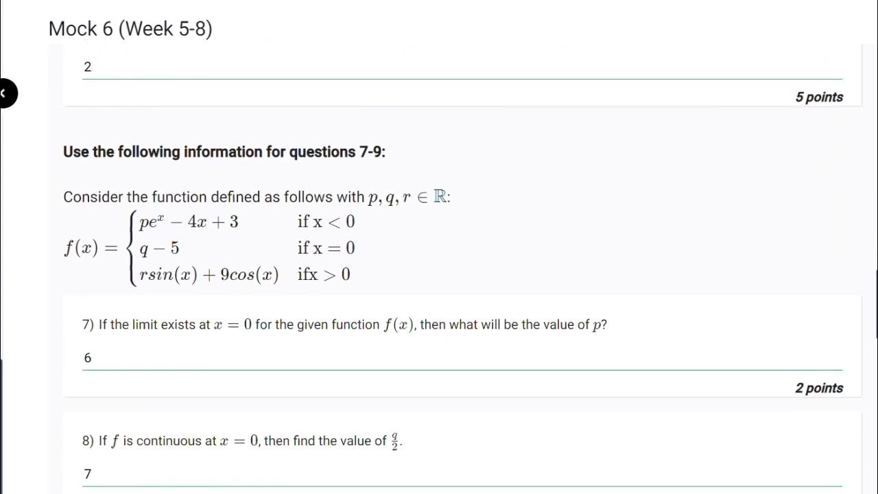 Maths-1 Mock 6 (week 5-8) IITM Bs degree Data Science #maths#iitm#iit# ...