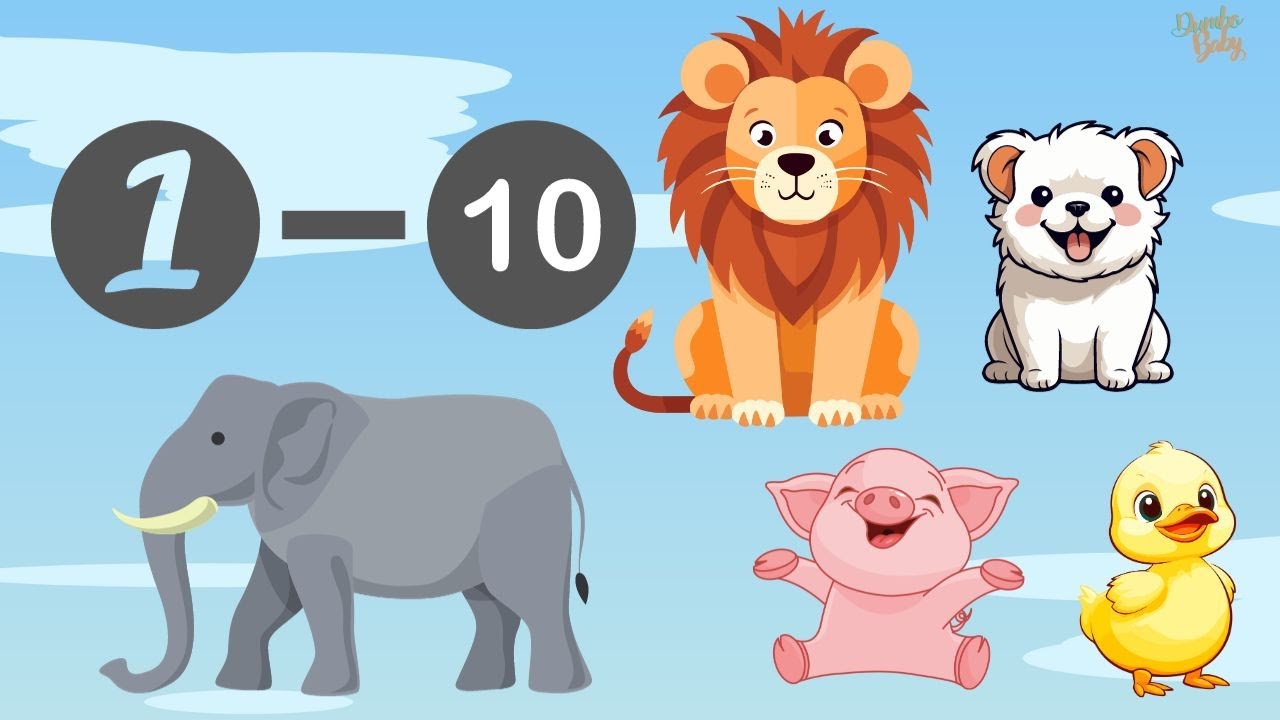 Learns To Count From 1 To 10 Animals Learn Counting Numbers For Kids learns-to-count-from-1-to-10-animals-learn-counting-numbers-for-kids