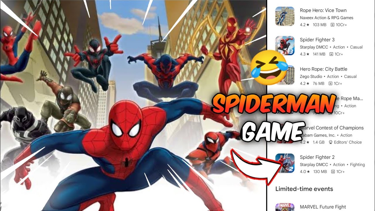 Amazing spider man Game in Android 😁 - YouTube