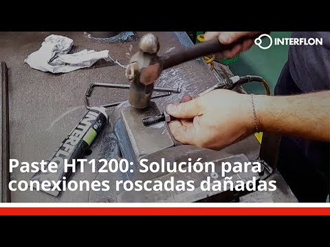 Paste HT1200: Solución para conexiones roscadas dañadas - YouTube
