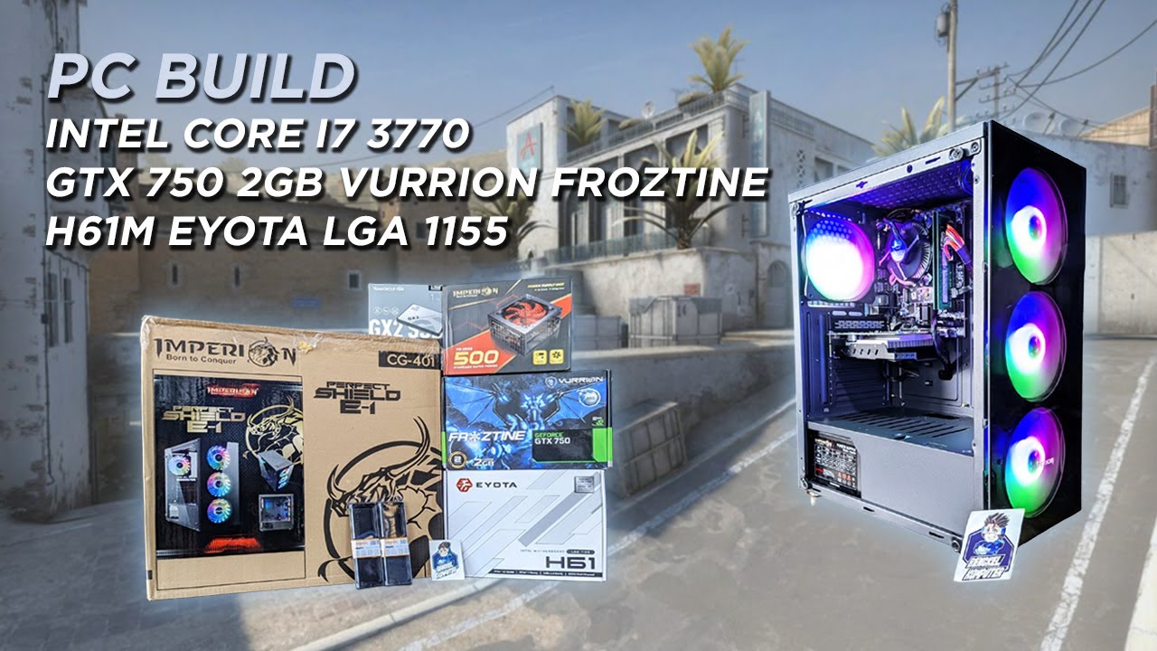 INTEL CORE I7 3770 - H61 EYOTA - GTX 750 2GB VURRION FROZTINE ...