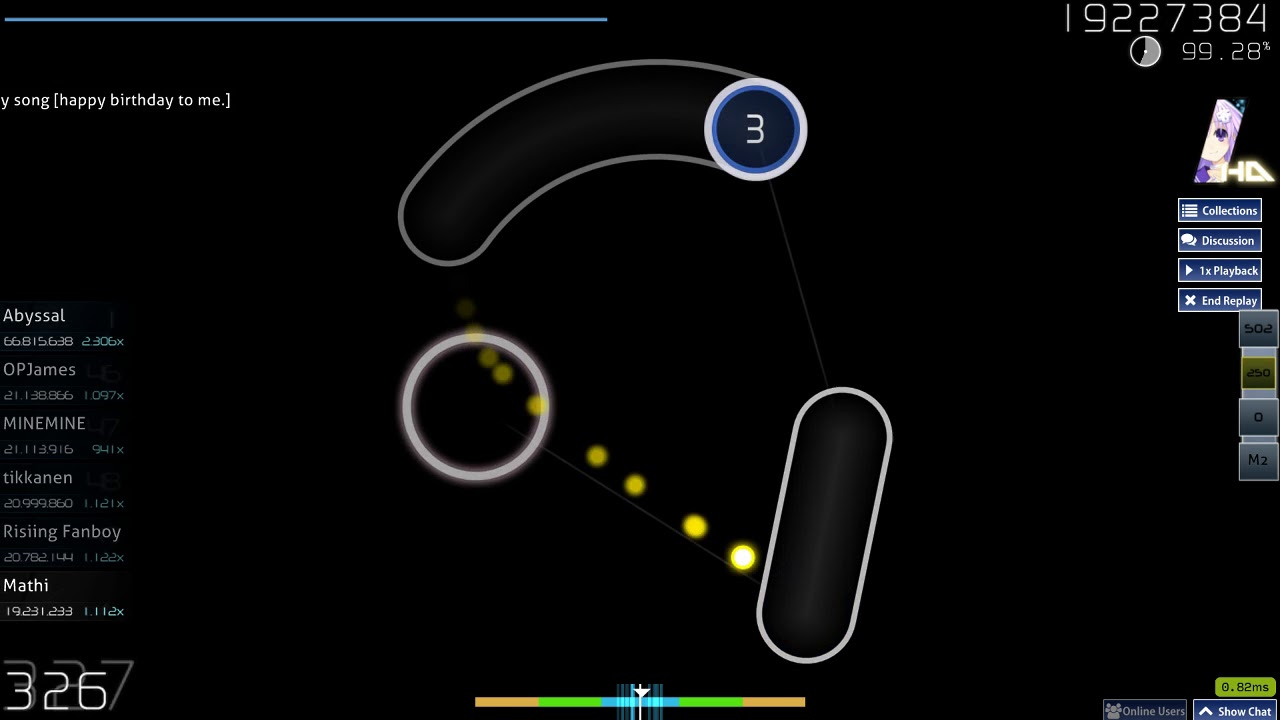 osu! | Mathi | SOOOO - Happppy song [happy birthday to me.] HD 1287x ...