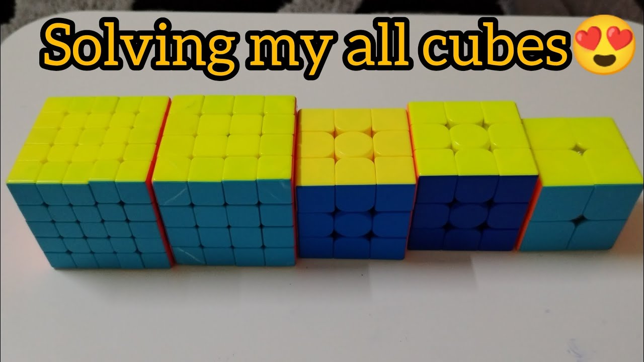 Solving my all cubes |Can I solve? 🤔 - YouTube