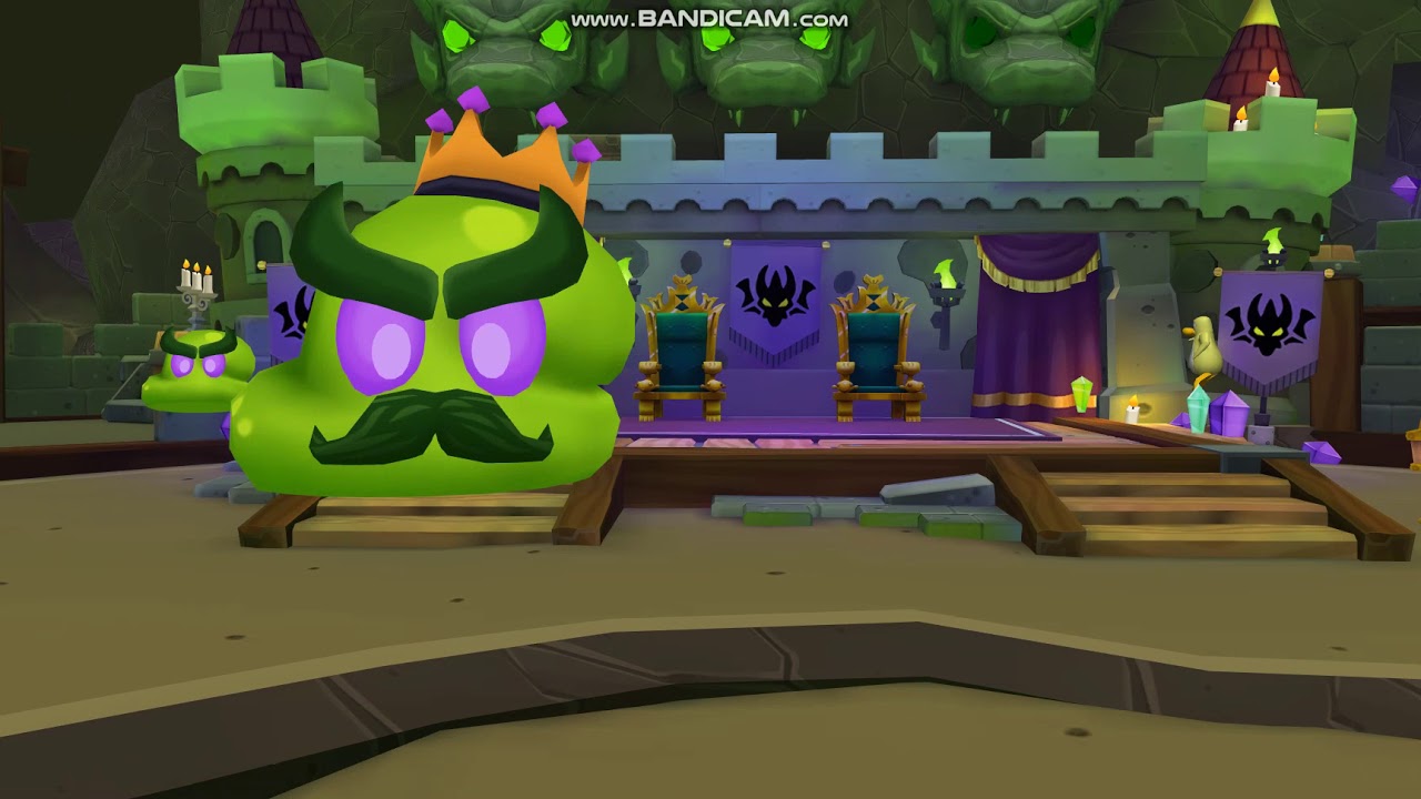 Club Penguin Island Medieval Party 2018:Slime Battle - YouTube