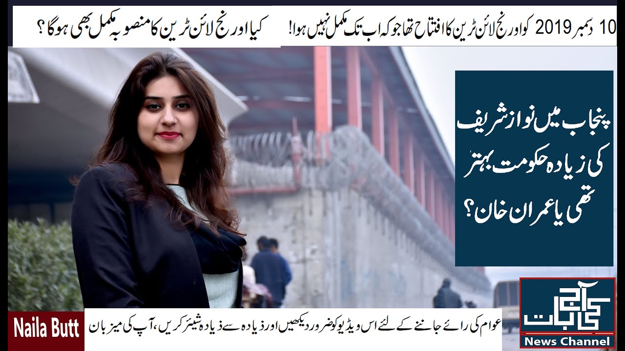 Lahore Orange Line train #White#Elephant for Govt | Naila Butt | Awam ki Pukar| AAJ KI BAAT ...