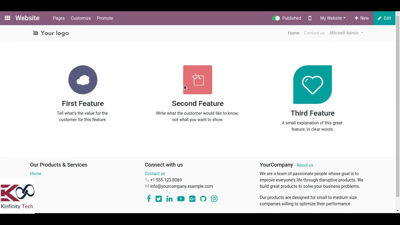 Website Icon Fonts | Odoo V12 - YouTube
