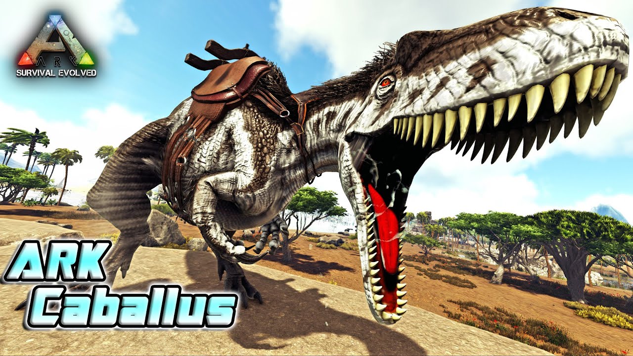 TERNYATA ACROCANTHOSAURUS KAYA GINI ️ ARK SURVIVAL EVOLVED Caballus X ...