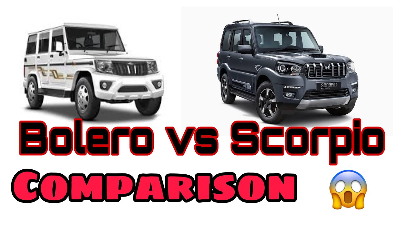 Mahendra Bolero VS Mahendra Scorpio // Comparison Full details Video ...