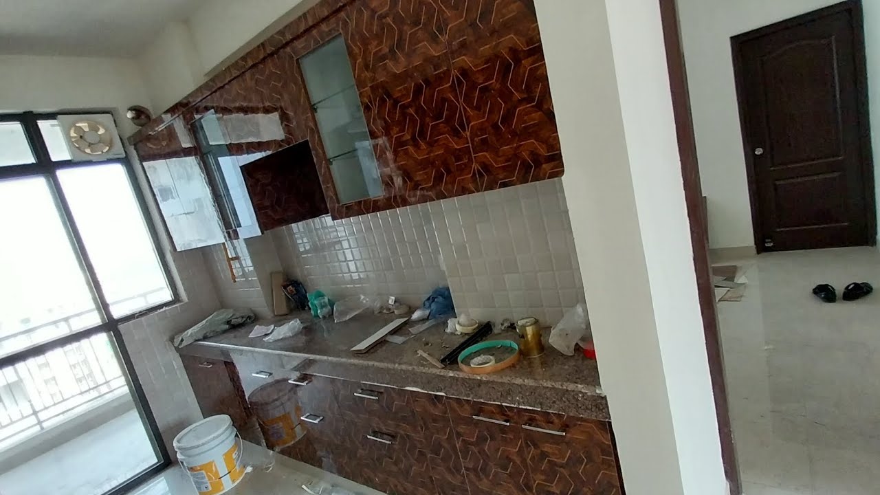 Half modular Kitchen design in kendriya vihar Greater Noida ...