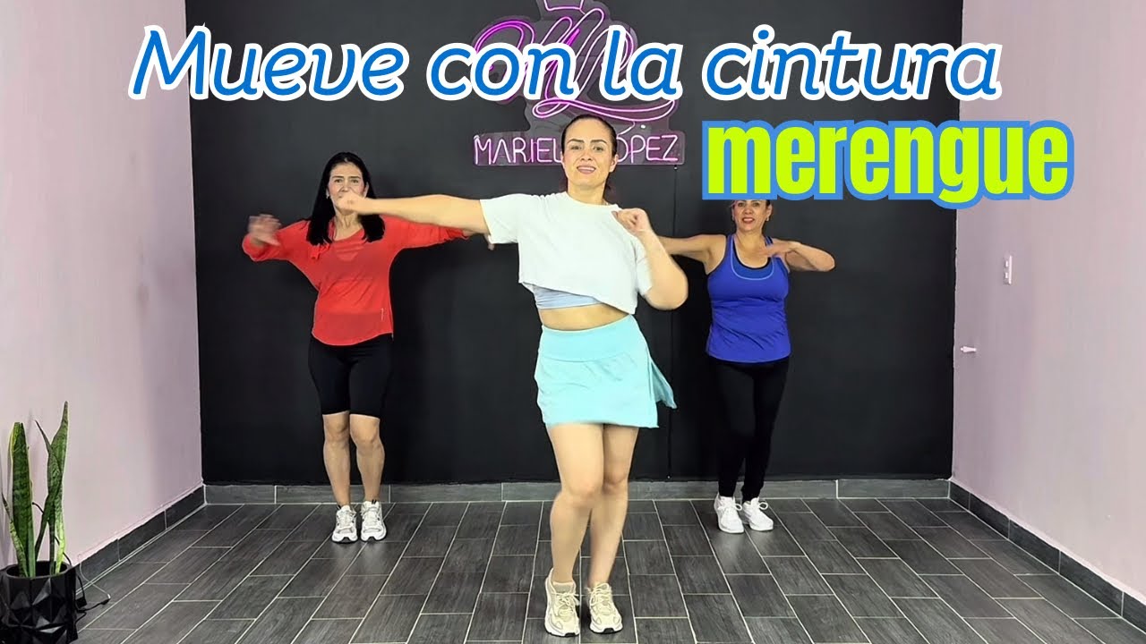 Mueve con la cintura (Merengue) - Mariela López Dance Fit - YouTube