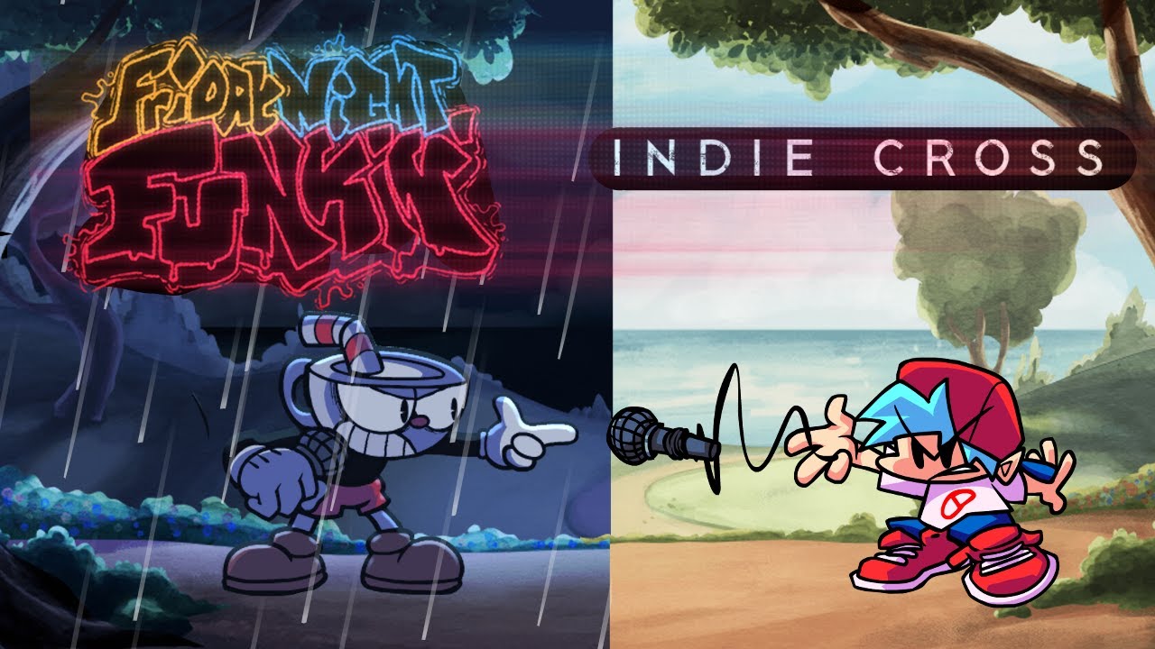 Friday Night Funkin ~ Indie Cross - Cuphead - YouTube