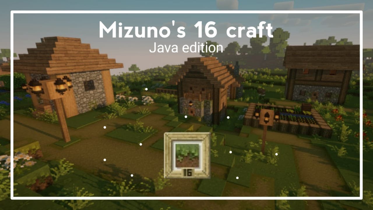 🌿Mizuno 16 craft | aesthetic texture pack review [java edition] - YouTube