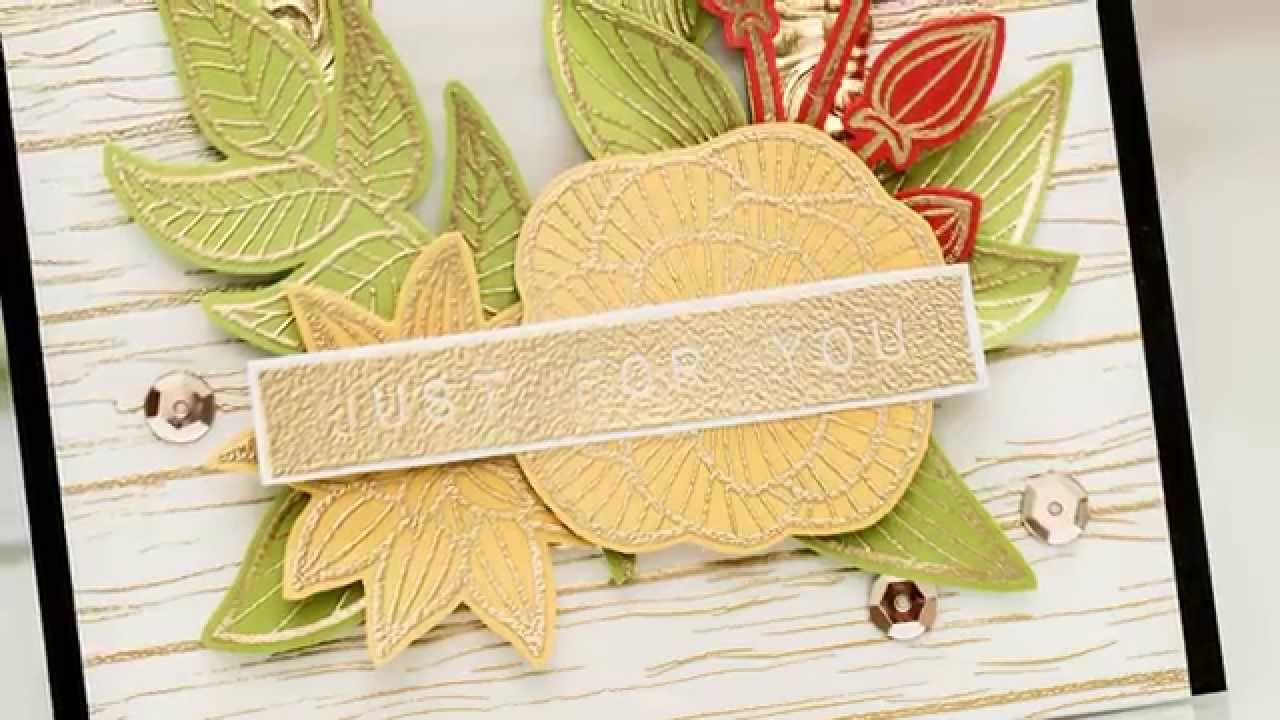 Gold Accents Card - YouTube