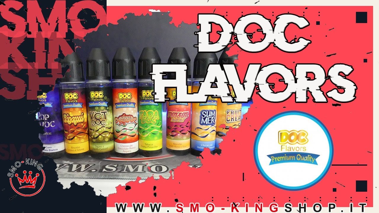 DOC FLAVORS ho provato tutti e 8 i liquidi Recensione scomposti 20ml ...