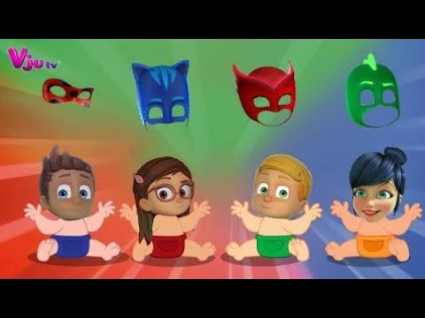 Wrong Eyes, Wrong Masks Baby PJ Masks Cry Baby PJ Masks Finger Family ...
