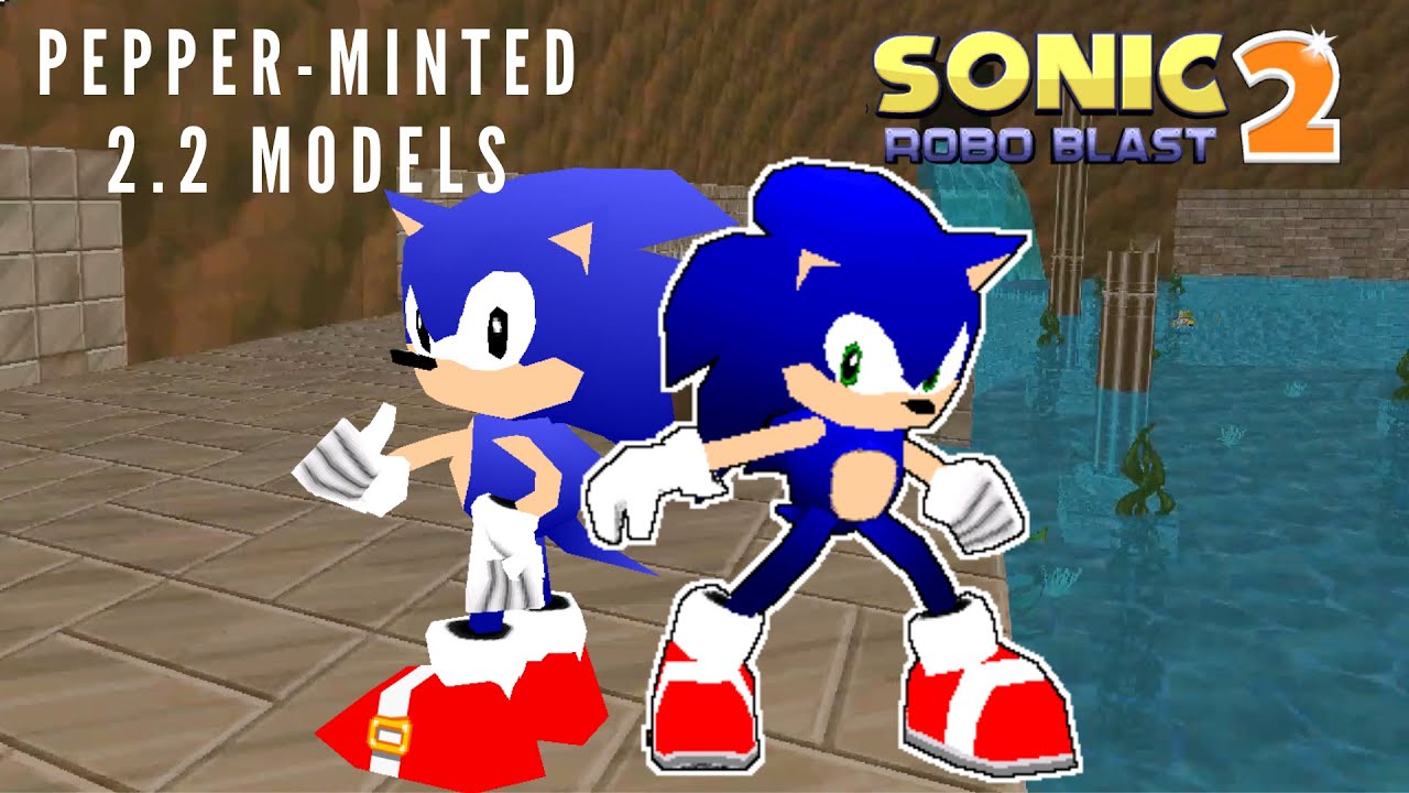 Sonic Robo Blast 2: Pepper-Minted Models (Greeneyes, Adventure Sonic ...