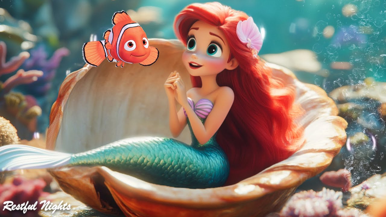 Fall Asleep in Under 3 MINUTES with Ariel 🧜‍♀️ Healing of Stress ...
