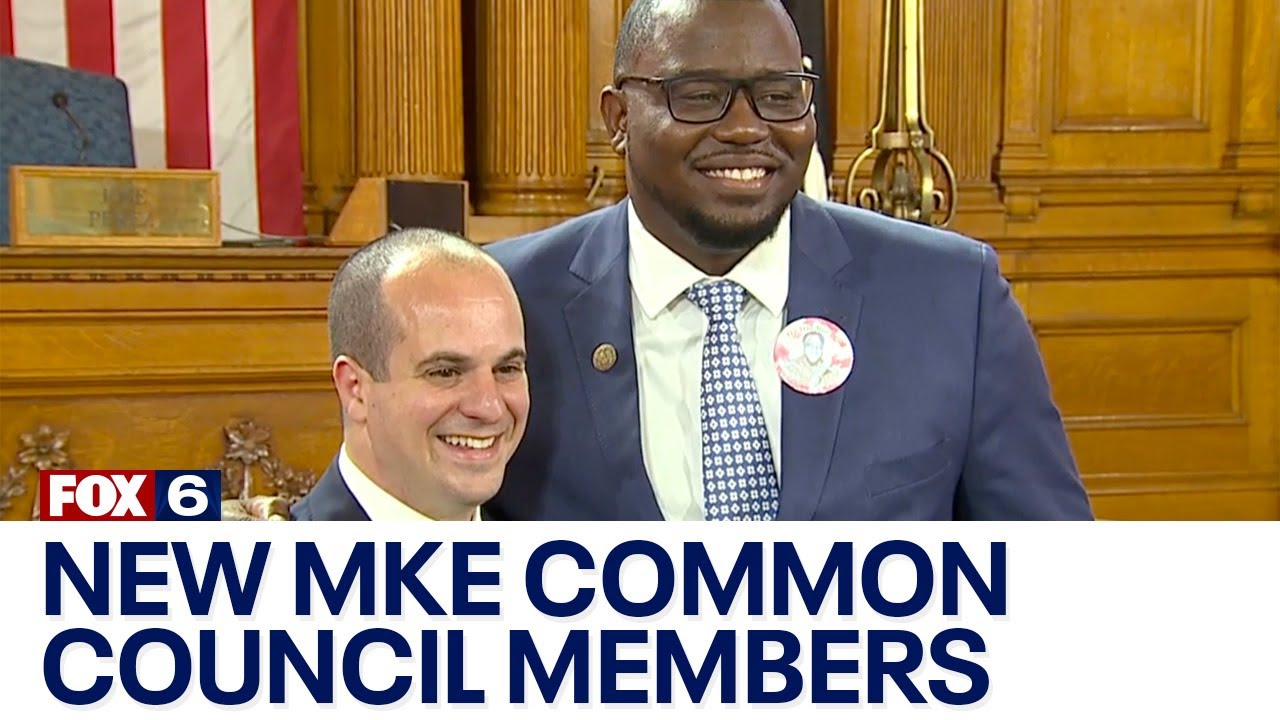 New Milwaukee Common Council members sworn in | FOX6 News Milwaukee - YouTube