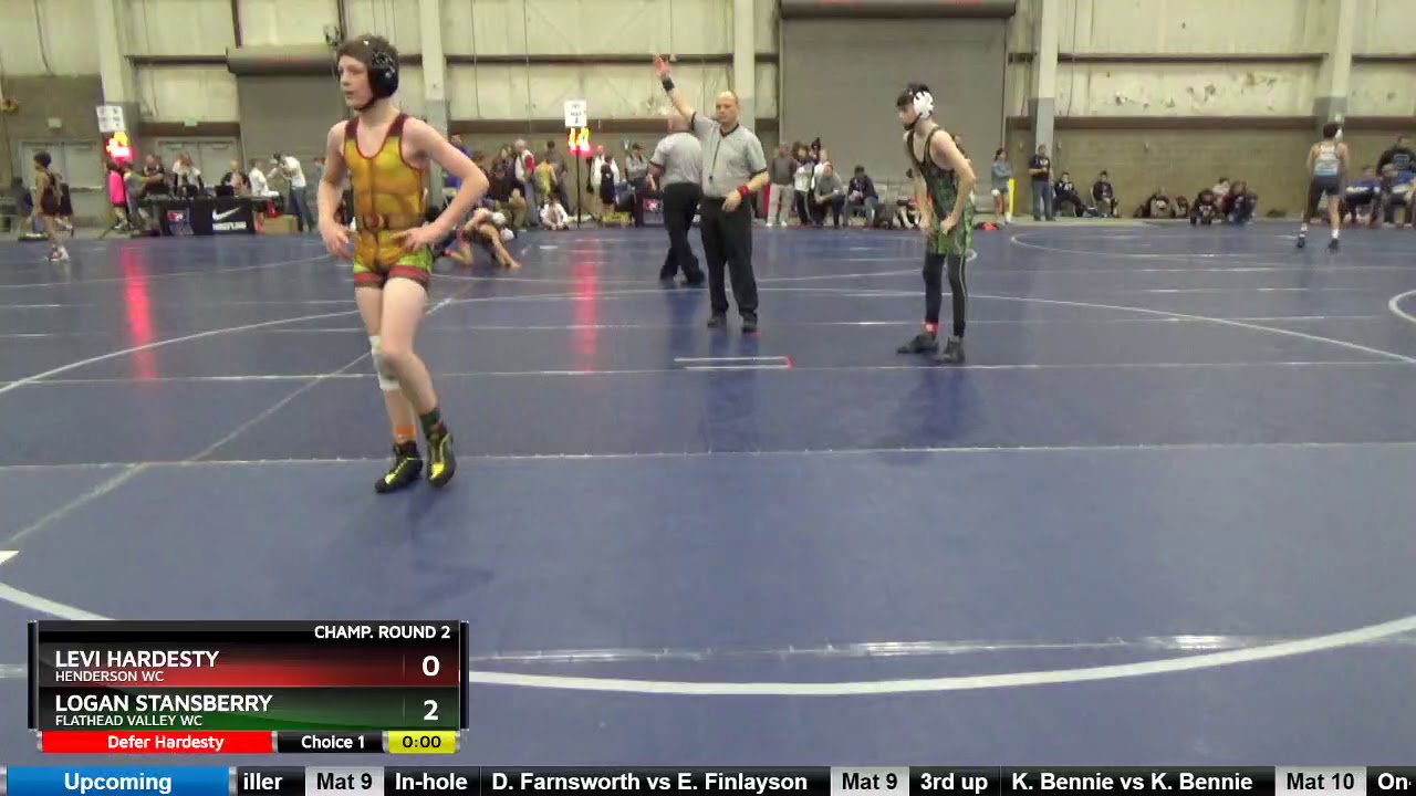 Middle School 106 Levi Hardesty Henderson WC Vs Logan Stansberry ...