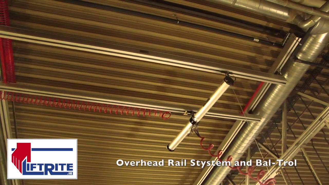 Overhead Rail System and Bal-Trol | Lift Rite - YouTube