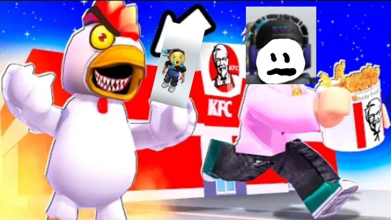 CAN WE ESCAPE MOST EVIL KFC SHOP IN ROBLOX 🍗 - YouTube