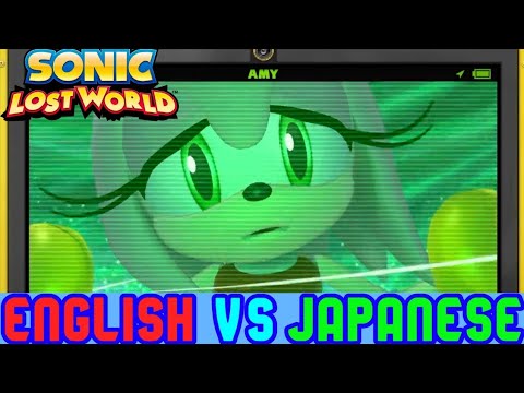 Sonic Lost World - Amy Rose Apparent Death (English vs Japanese) - YouTube