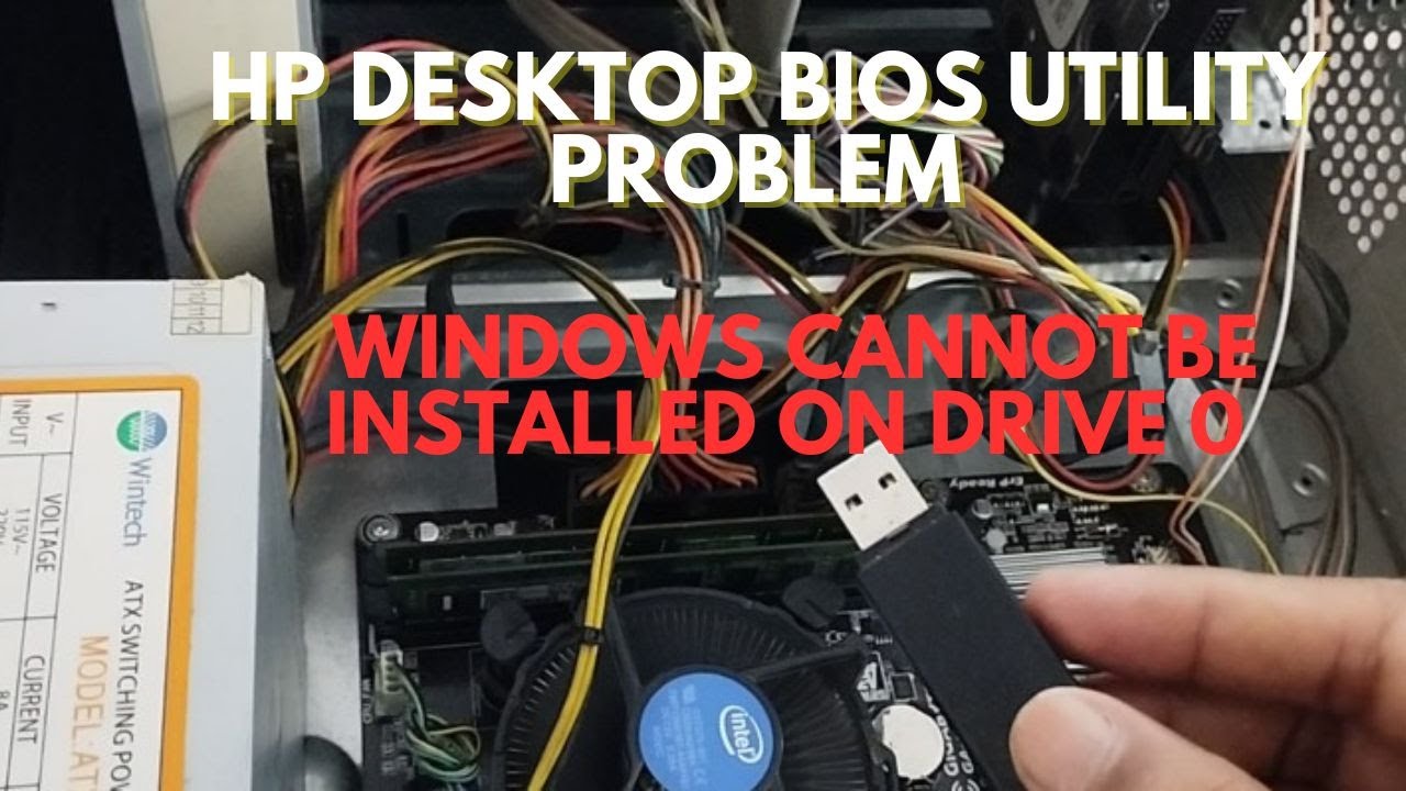 HP Bios Utility Problem Solve ||EZ mode problem Solve - YouTube