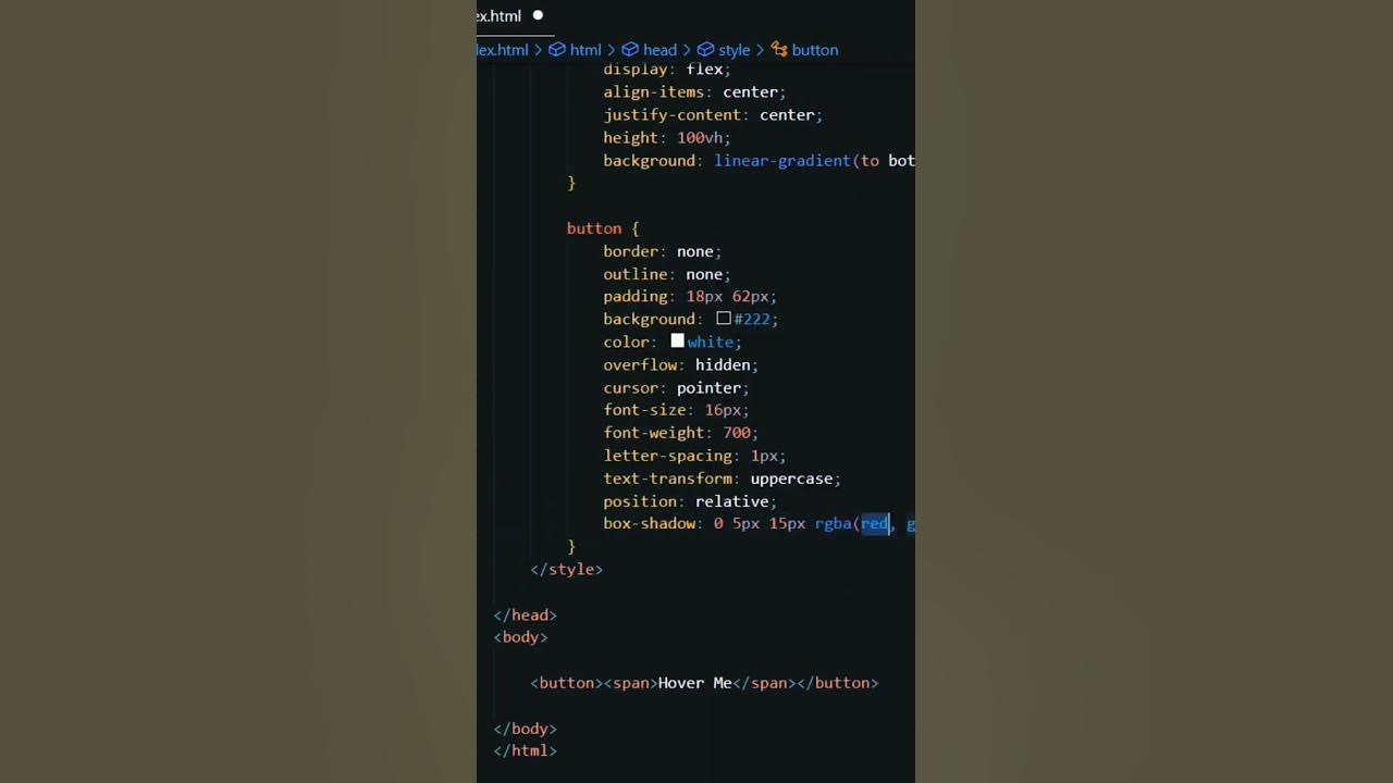 8 💯 How To Make Button Hover Effect Html Css 100daysofcode Coding Htmlcss Webdevelopment