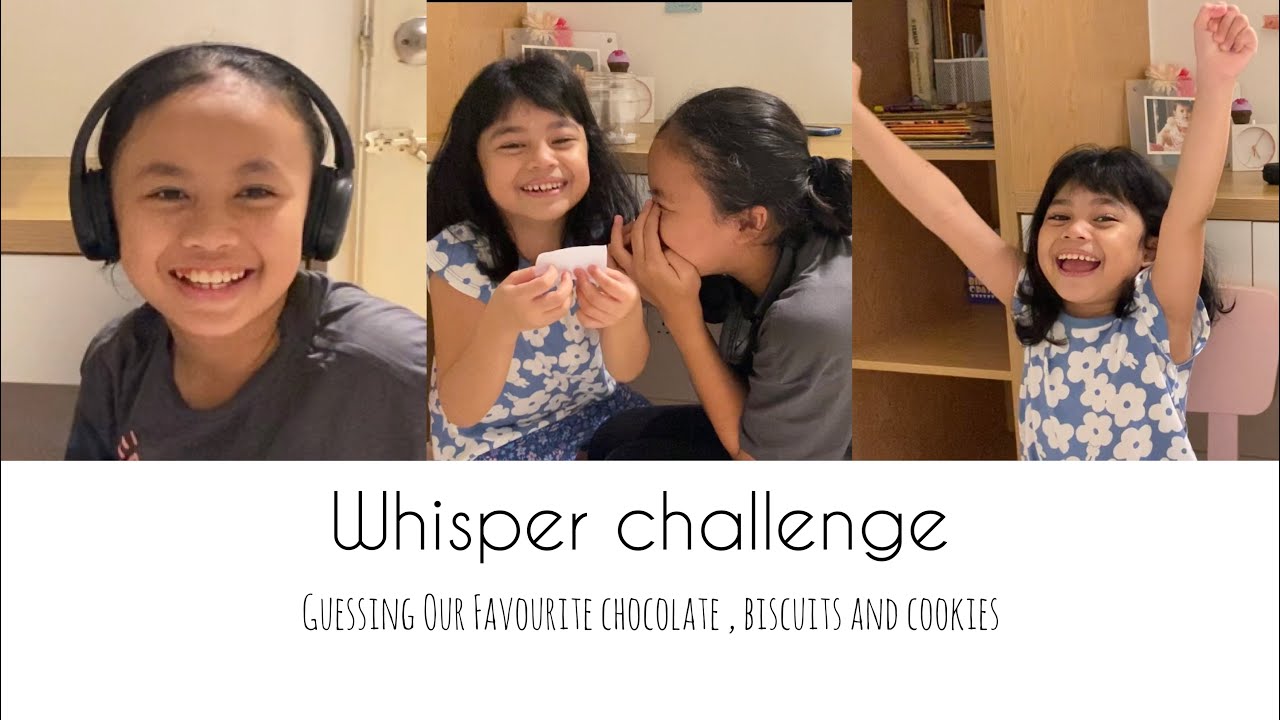 Whisper Challenge | Guessing Our Favourite Chocolate Biscuits and ...