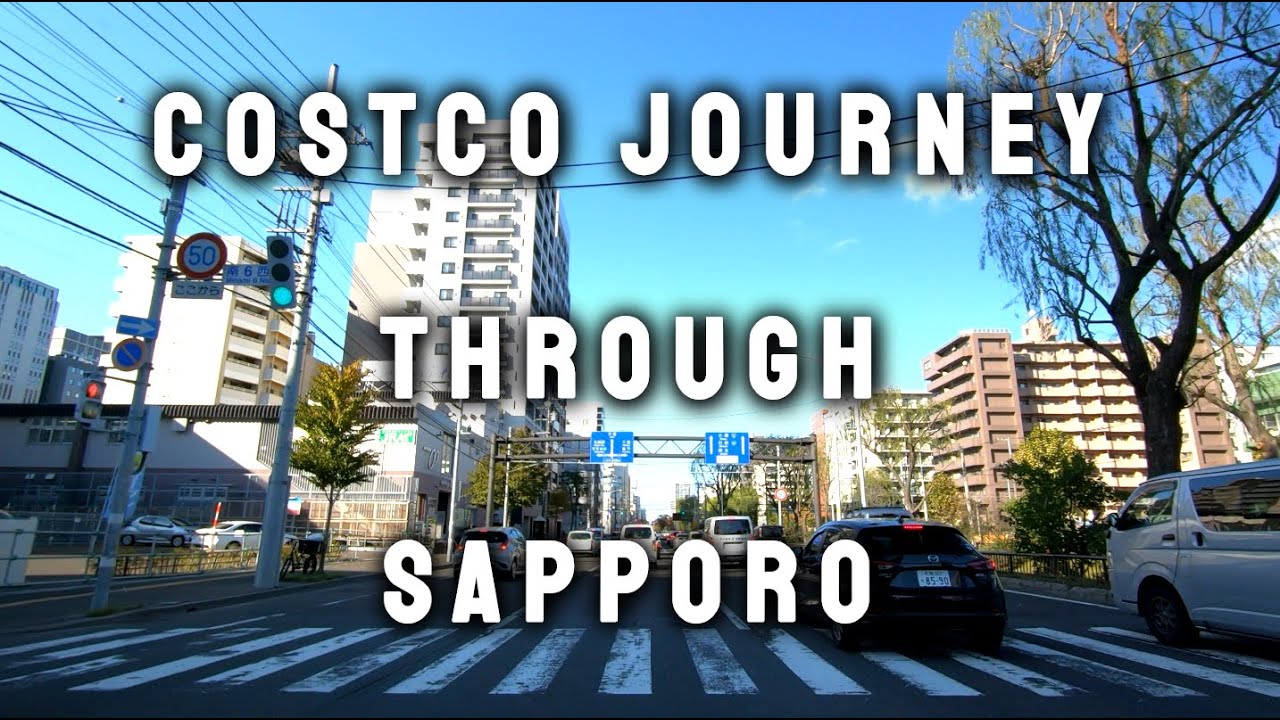 Driving in Japan - Costco Journey through Sapporo [City Driving] - YouTube