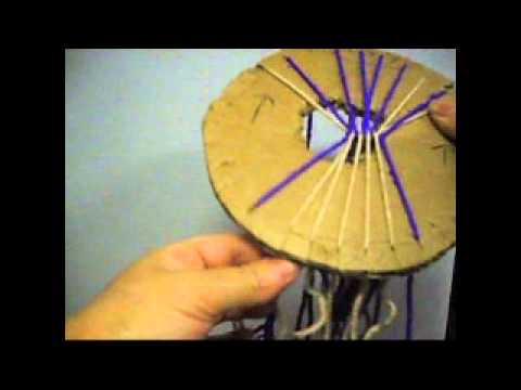 How to make a very different pattern with the cardboard wheel#1 - YouTube