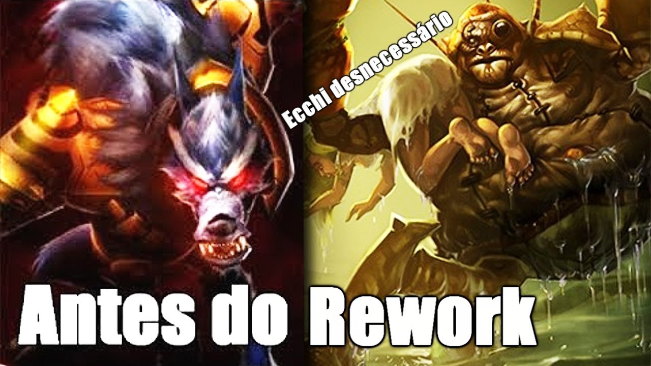 Antes do Rework! Ecchi Desnecessário kk Urgot e Warwick Antigos - YouTube