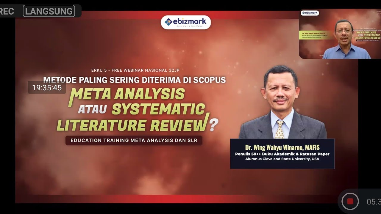 1/2. Metode Paling sering diterima Scopus: Meta Analisis atau ...