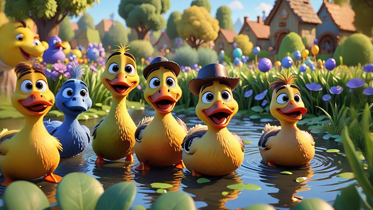 Ducky Dan Finds His Hat | Fun Discovery Song for Kids | Playful Duck ...