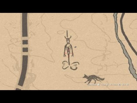 Red Dead Redemption 2 Pagan skull mask and ritual location - YouTube