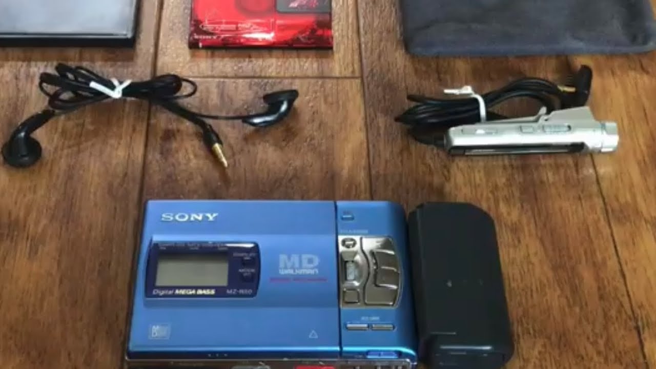 Sony Mini N disc Recorder MZ-R50 Japan Made - YouTube
