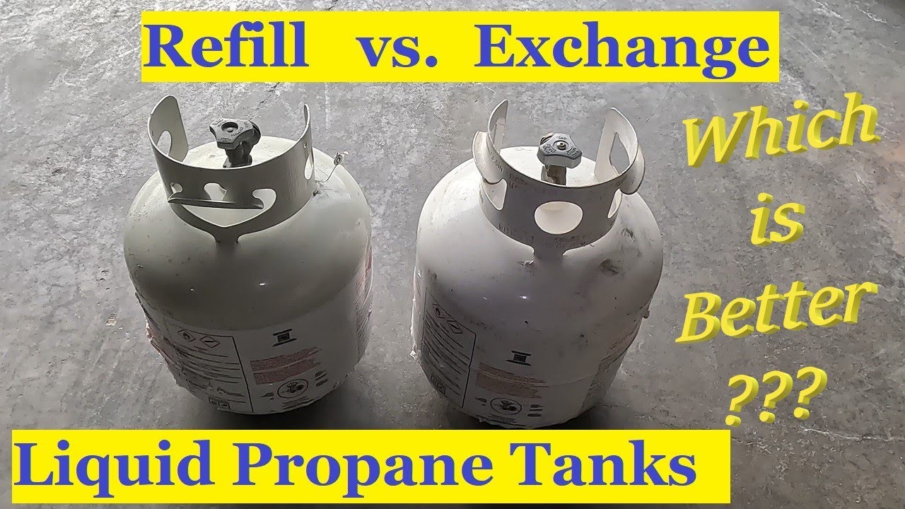 Which is better: Exchanging or Refilling a Propane Tank? - YouTube
