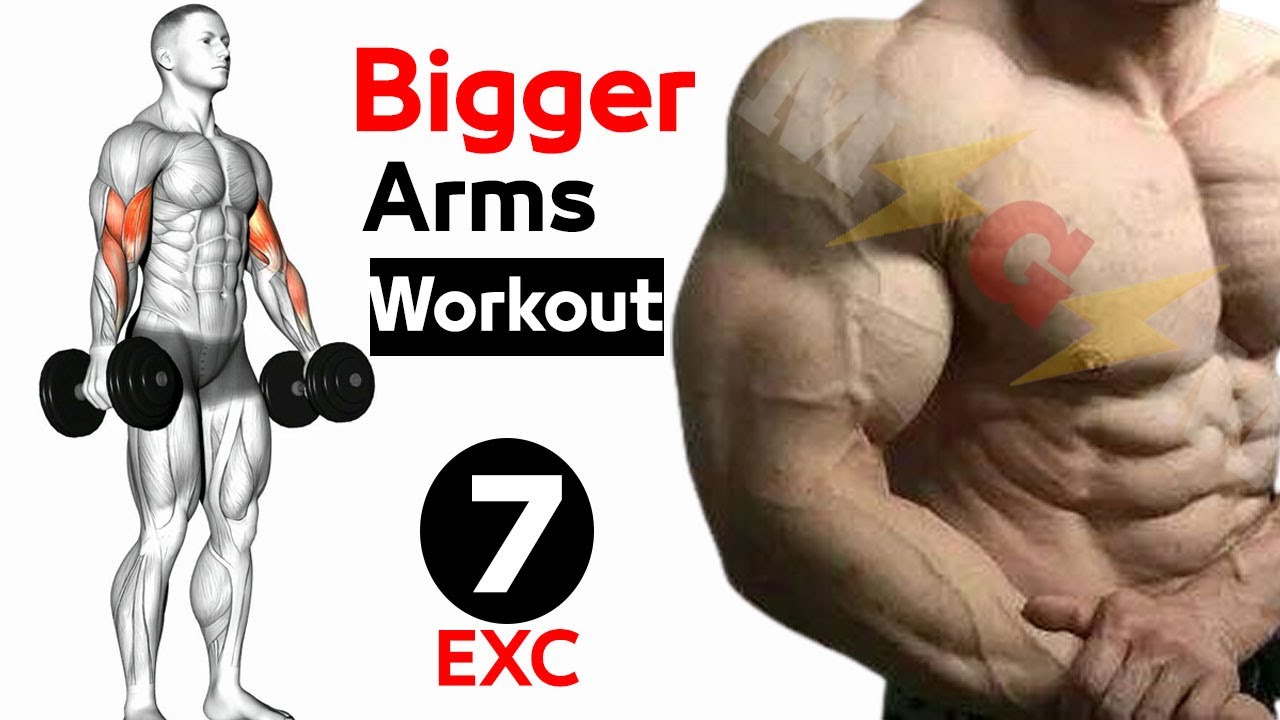 Bigger And Stronger Arms Workout With These 6 Arms Exercises - YouTube