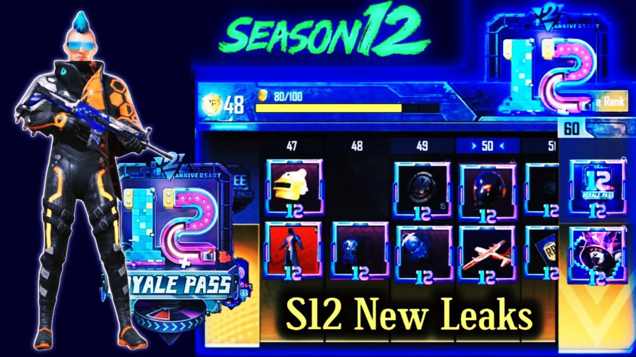 Season 12 Leaks Of Royal Pass - S12 PubG Mobile || Season 12 Confirm ...