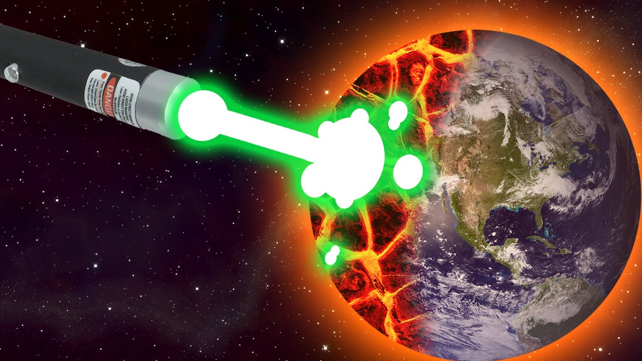 MELTING Earth using 1 MILLION Gigawatt Lasers! - Universe Sandbox 2 ...