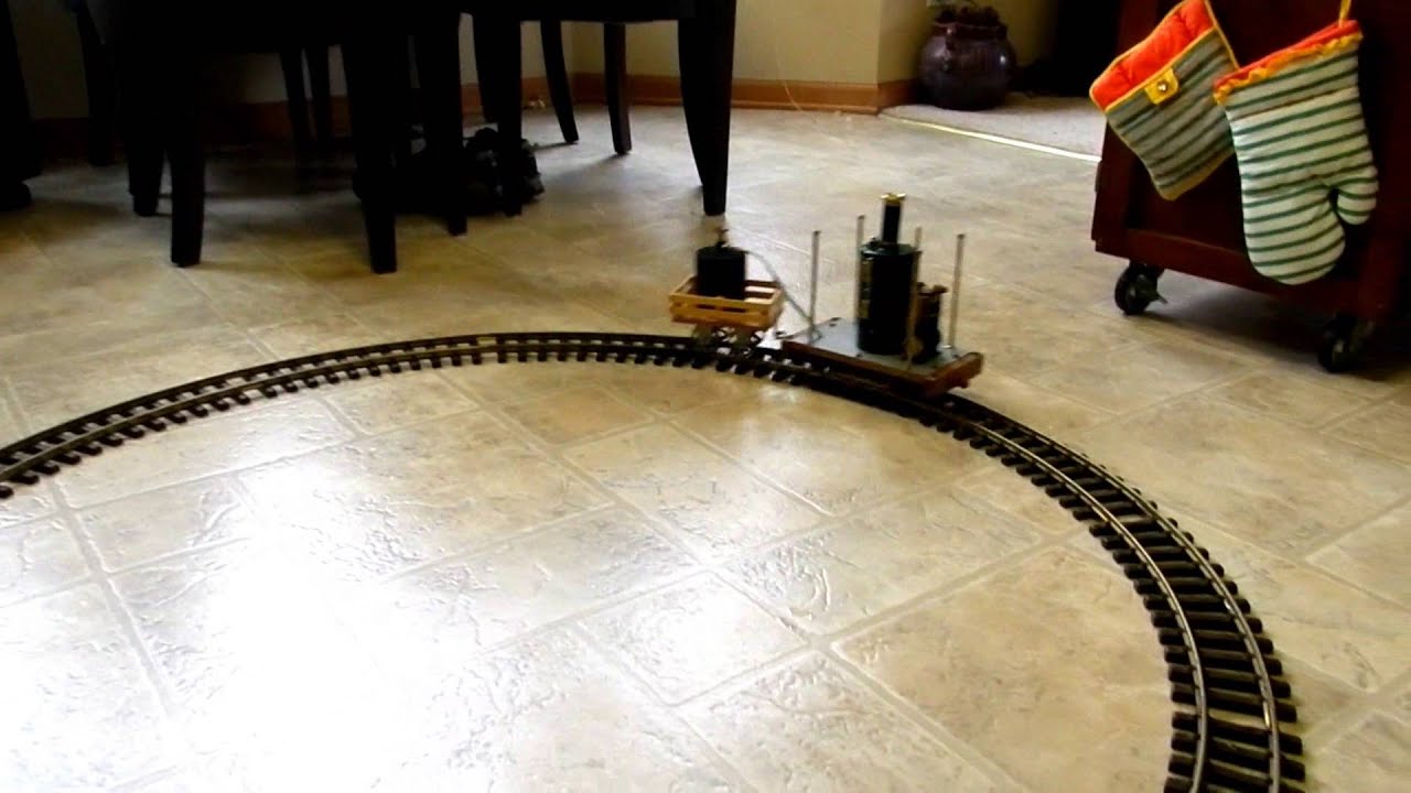 My Movietram A homemade steam locomotive - YouTube