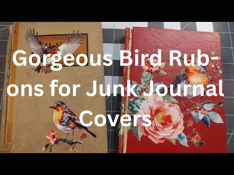 Bird Rub-Ons from Walmart.com for Junk Journal Covers, They're a Keeper ...